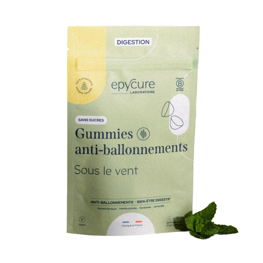 Gummies anti-ballonnement (60 gummies) - Détoxifiants - Epycure