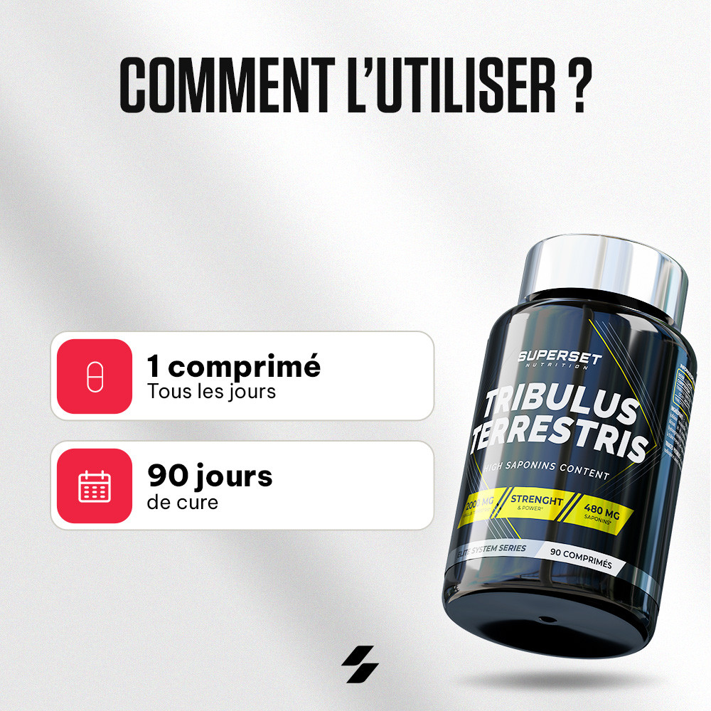 Tribulus Terrestris (90 tabs) - Boosters de testostérone - Superset ...