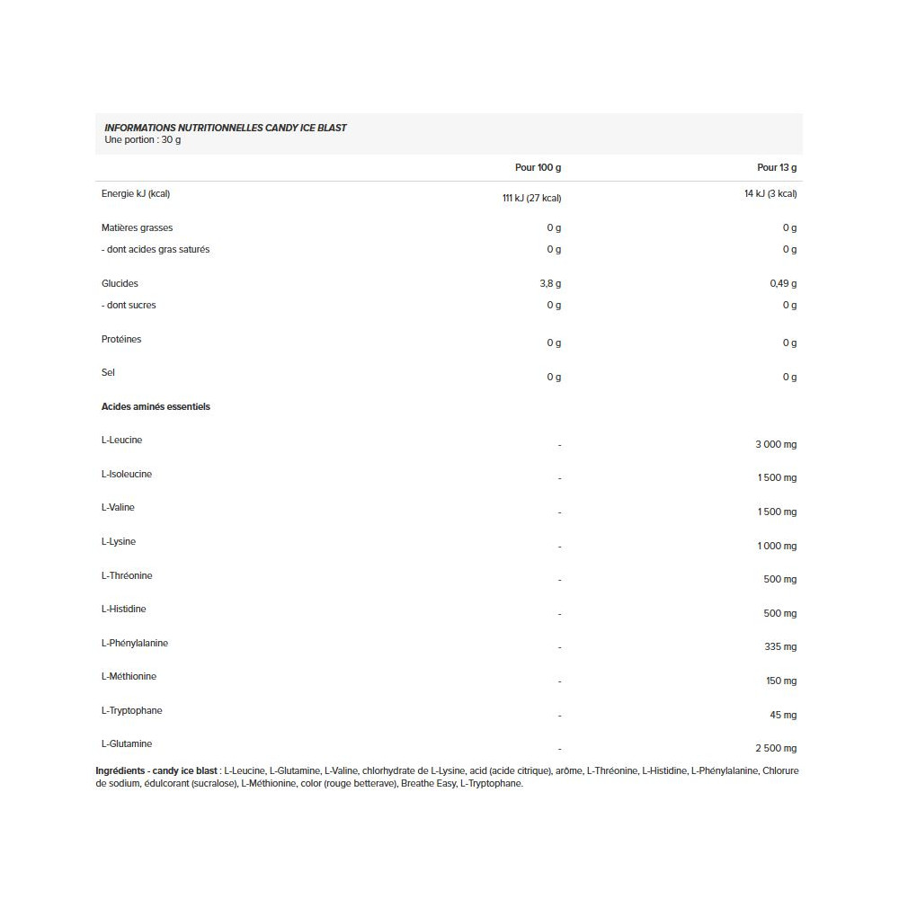Amino Fuel EAA (390g) - EAA - Applied Nutrition