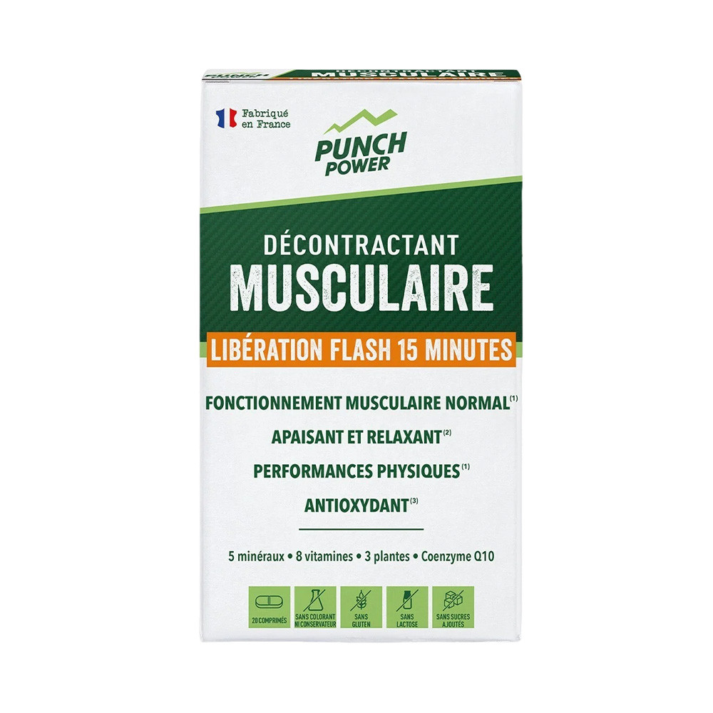 Muscle relaxant flash release (20 caps) - Muscle relaxants - Punch Power