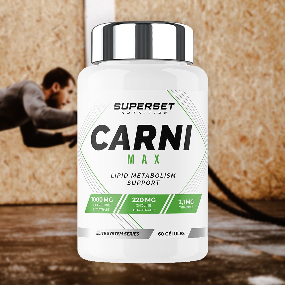 Superset Nutrition CARNI MAX 60 caps Vetverbrander Carnitine