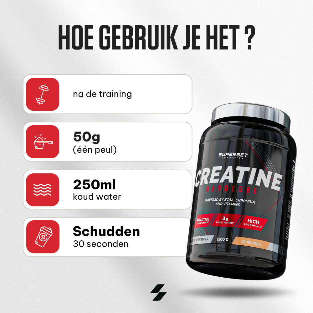 CREATINE HARDCORE (1,5Kg) - Creatines - Superset Nutrition