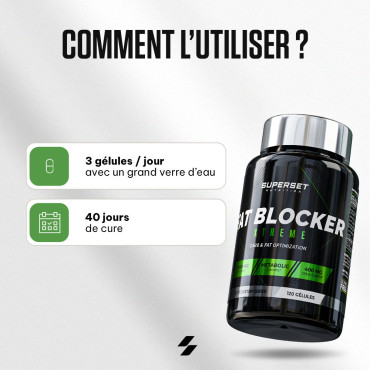 FAT BLOCKER XTREME (120 CAPS) - Capteurs de graisse-Superset Nutrition