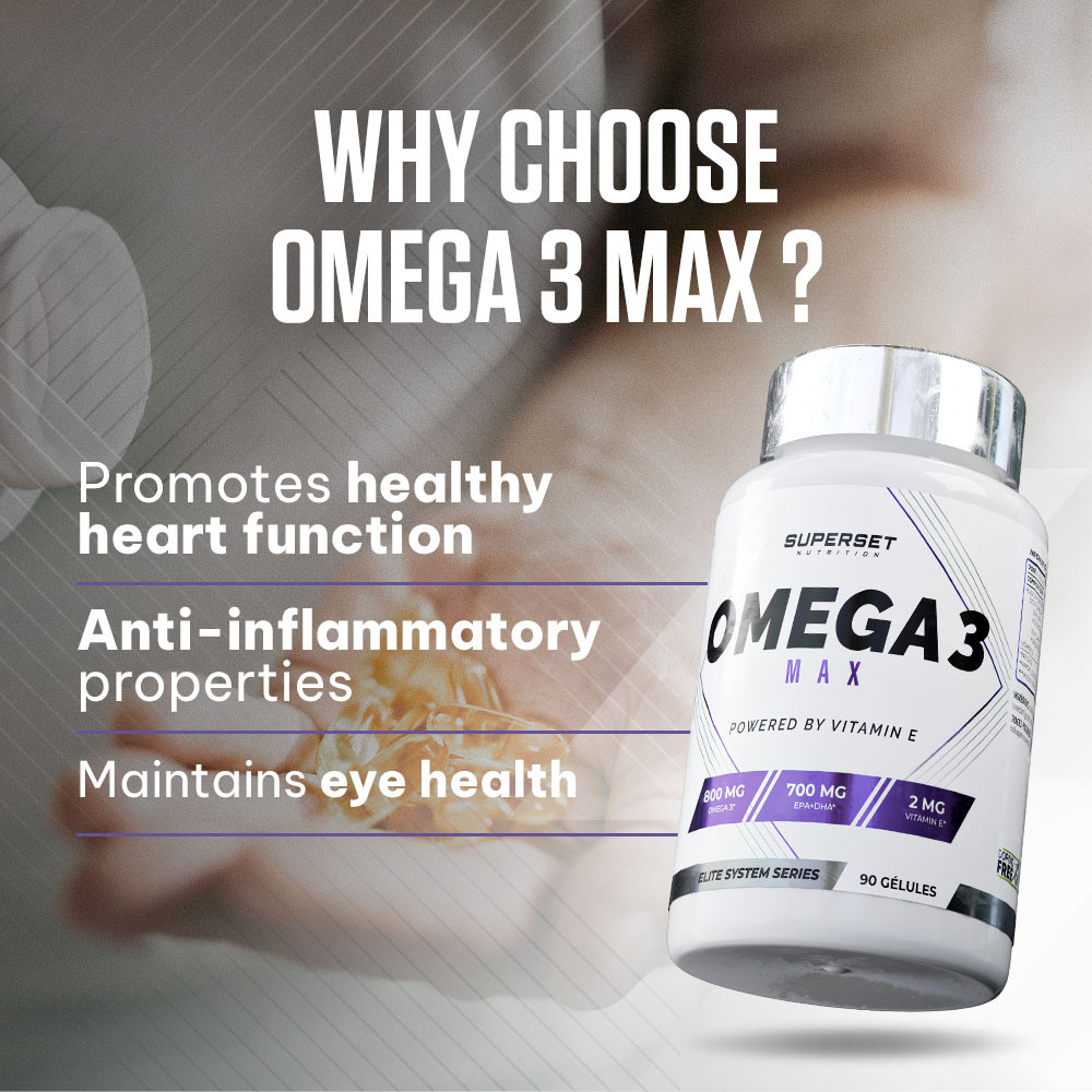 Omega 3 Max Superset Nutrition 90 caps