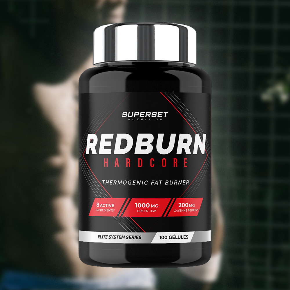 REDBURN HARDCORE Fat Burner Superset Nutrition 100 caps