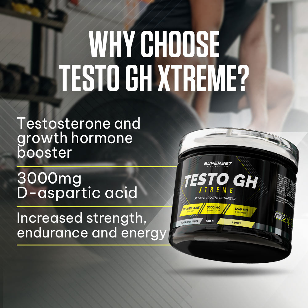 TESTO GH XTREME (300G) - Testosterone boosters - Superset Nutrition