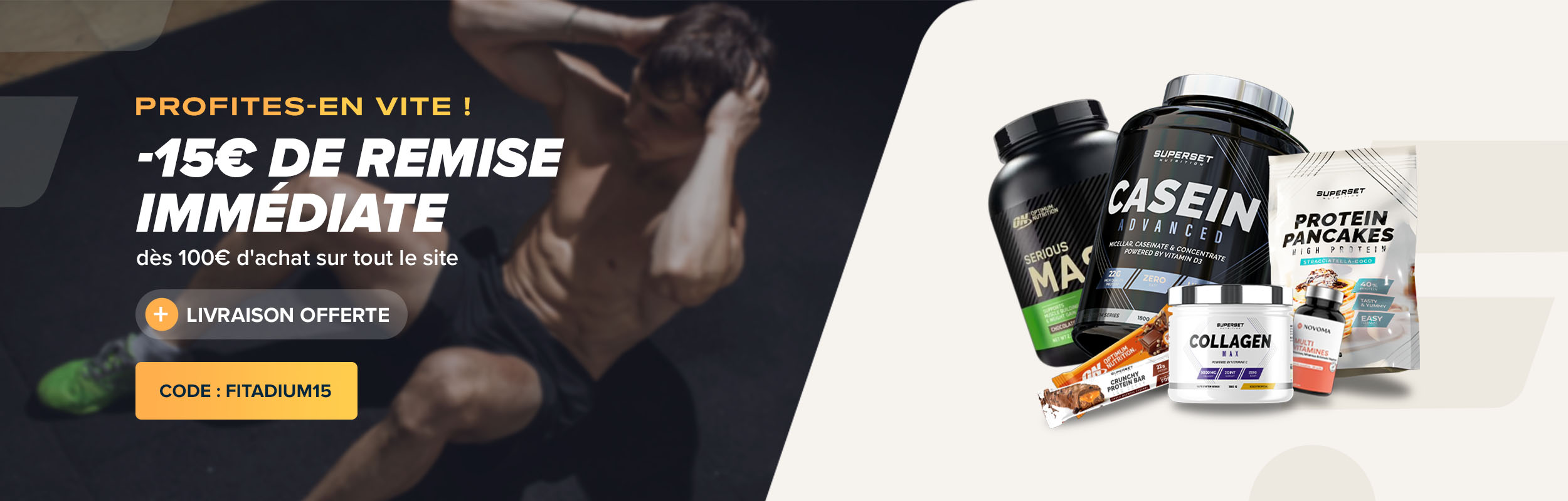 Boutique produits Musculation & Fitness en ligne, Nutrition & Coaching